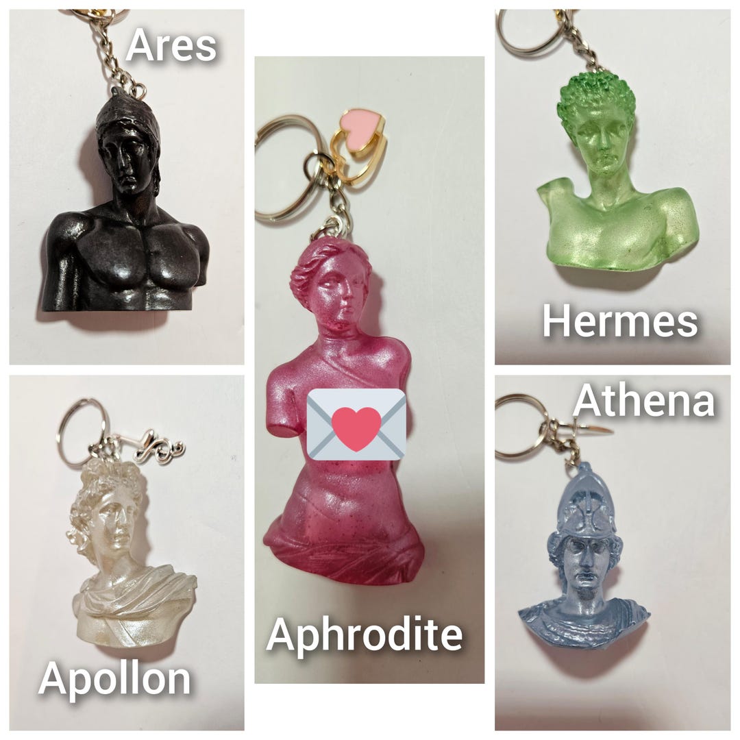Deity Bust Keychains - Etsy