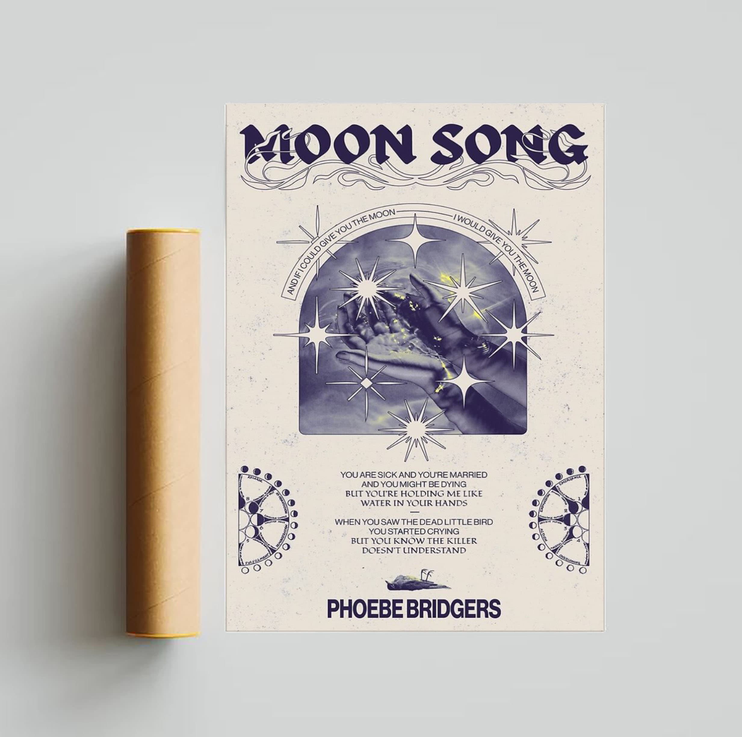 Phoebe Bridgers Moon Song Poster, Punisher Album Poster, Phoebe ...