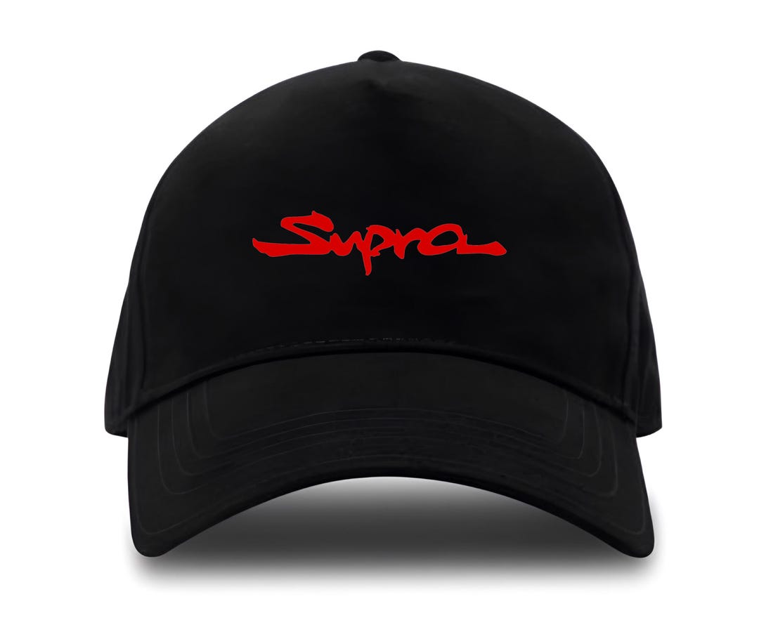 Black Supra Cap Minimalist Design for Sports Car Lovers - Etsy