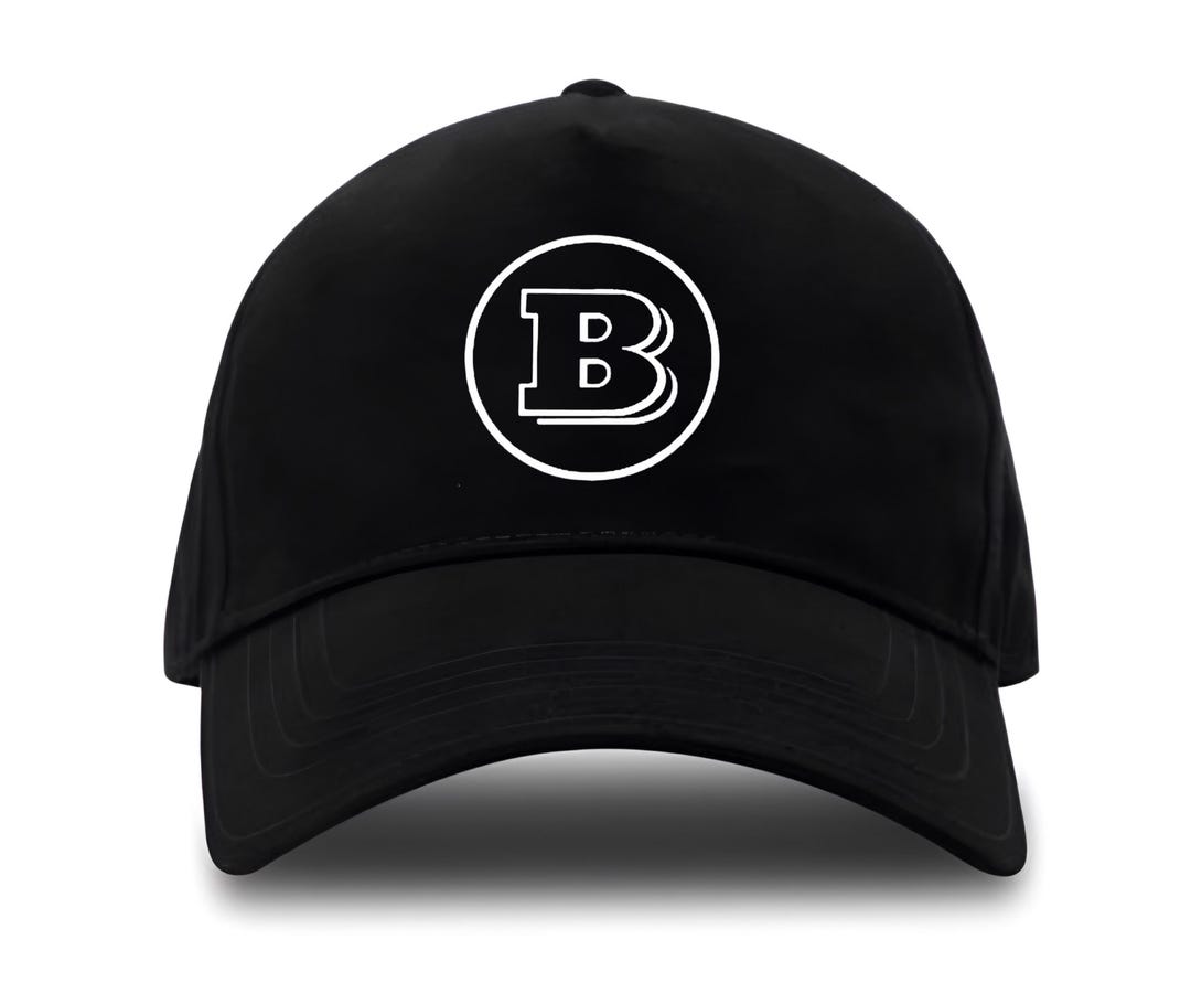 Black Brabus Cap Lightweight Eco Cotton Auto Hat Unisex Car Enthusiast ...