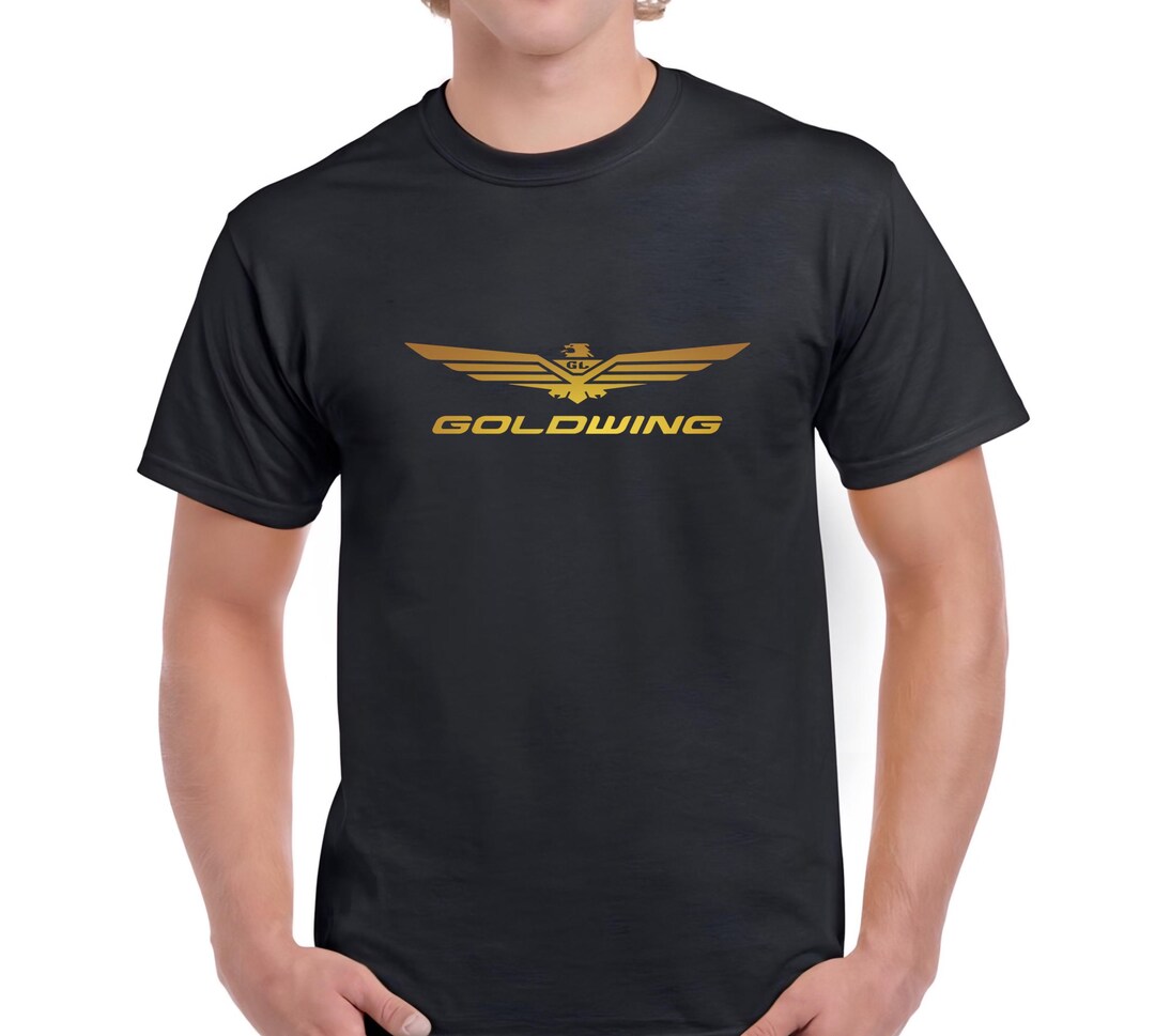 Goldwing Motorcycle T-shirt Classic Goldwing Logo Tee for Bikers ...