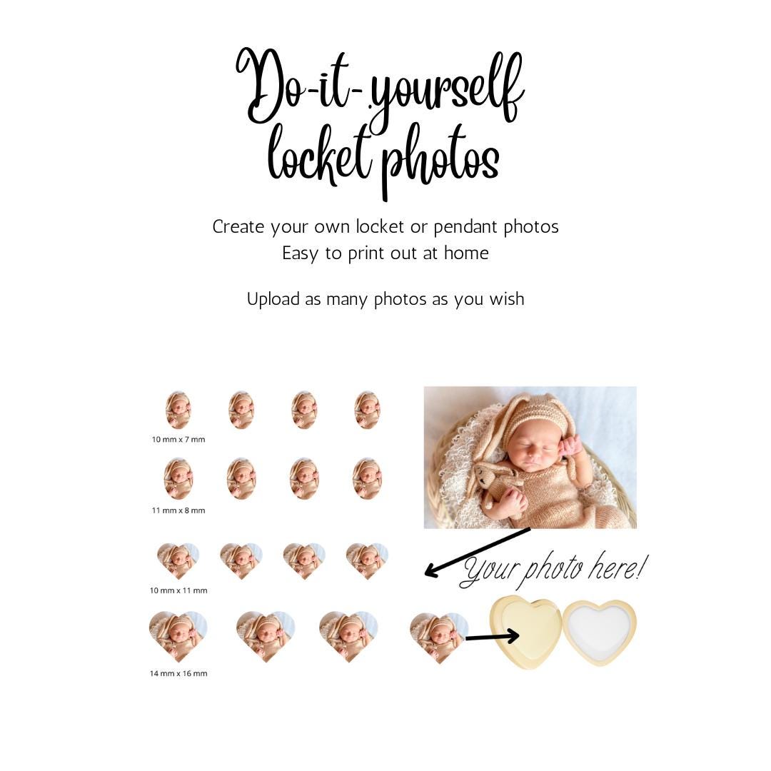 Locket Photo Template,in Inches,digital Download,locket,photo,photo ...