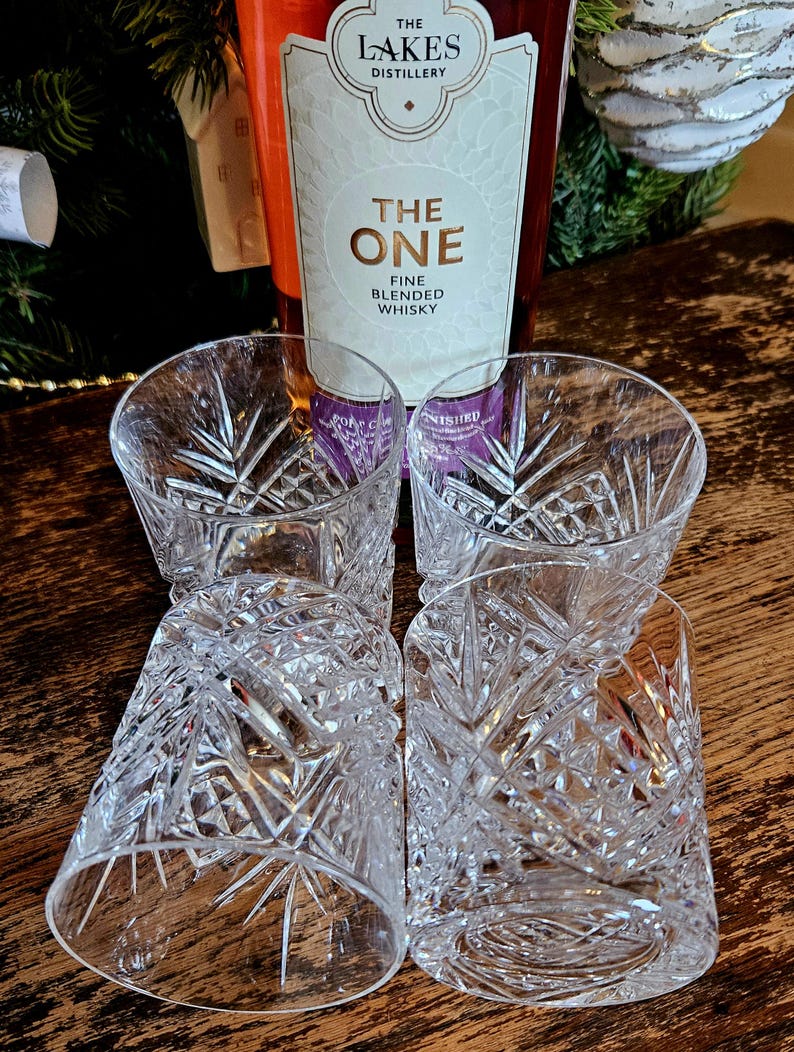 Vintage Cristal D'arques-durand 'on the Rocks' Lead Crystal Glass ...