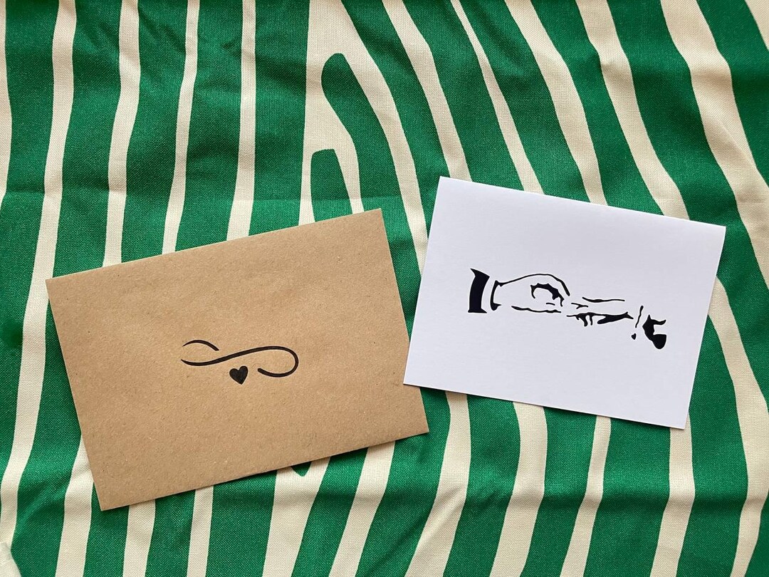 Handmade Hand Drawn Card "marry Me" - Card With Hand Drawn Pictureand ...