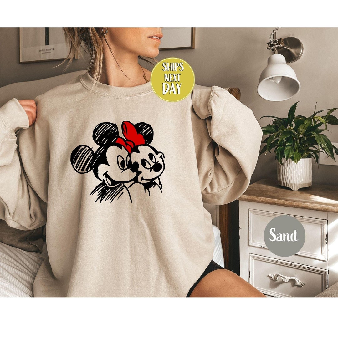 Minnie Love Valentine Sweatshirt, Minnie Valentine's Day Sweatshirt ...