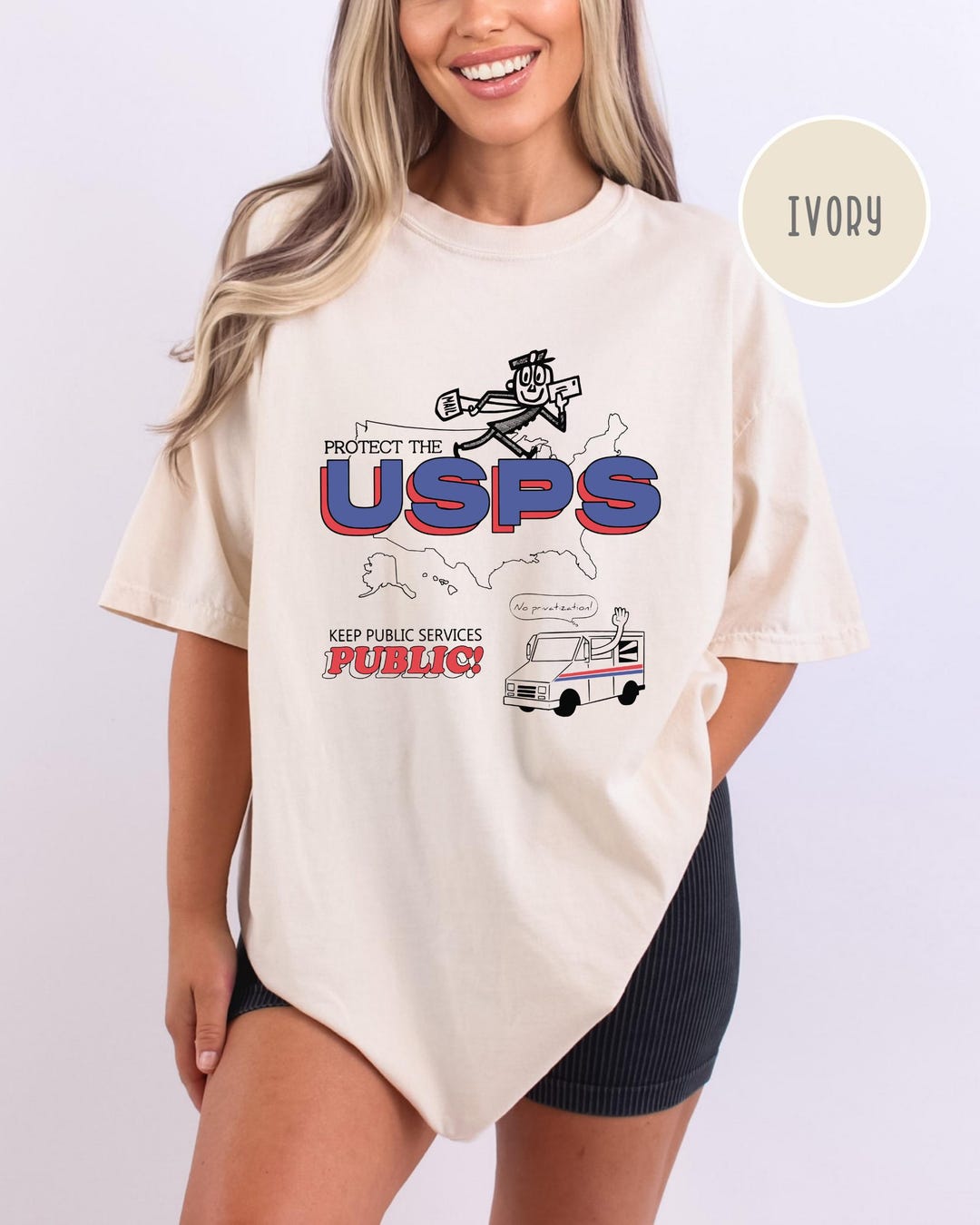 Protect the Usps Keep Public Services Public Shirt, Protect the USPS T ...