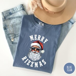 Merry Rizzmas Funny Christmas Santa Rizz Comfort Colors T-shirt, Funny ...