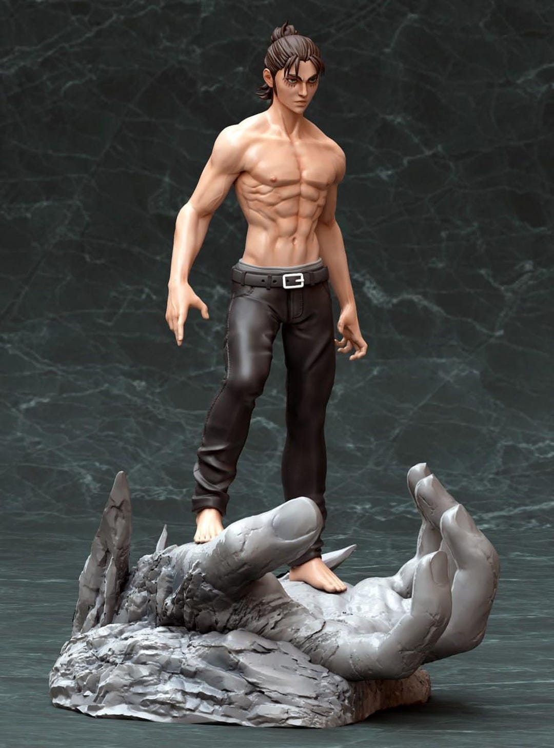 Eren Yeager STL Model, 3D druckbare Attack of Titan Figur, Attack of ...