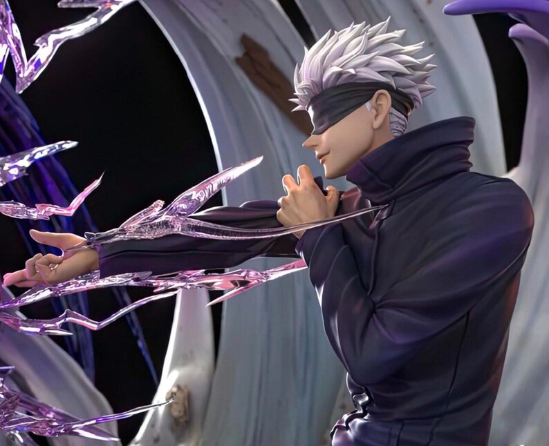 Modelo Satoru Gojo STL, Figura Jujutsu Kaisen imprimible en 3D, Jujutsu ...