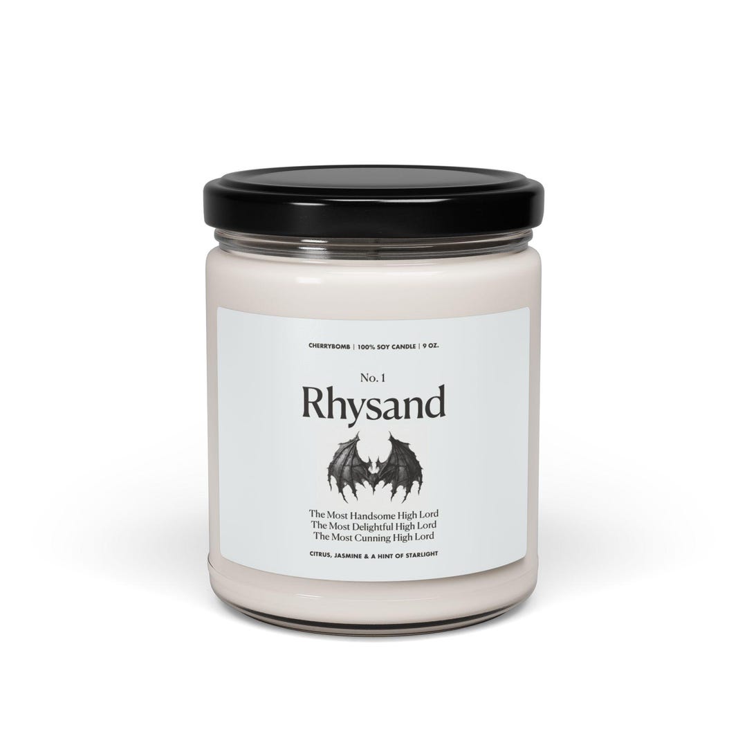 Rhysand Candle, High Lord of the Night Court, ACOTAR Candle, Cozy ...