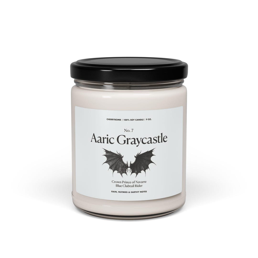 Aaric Graycastle Candle, Fourth Wing Inspired Soy Candle - Etsy