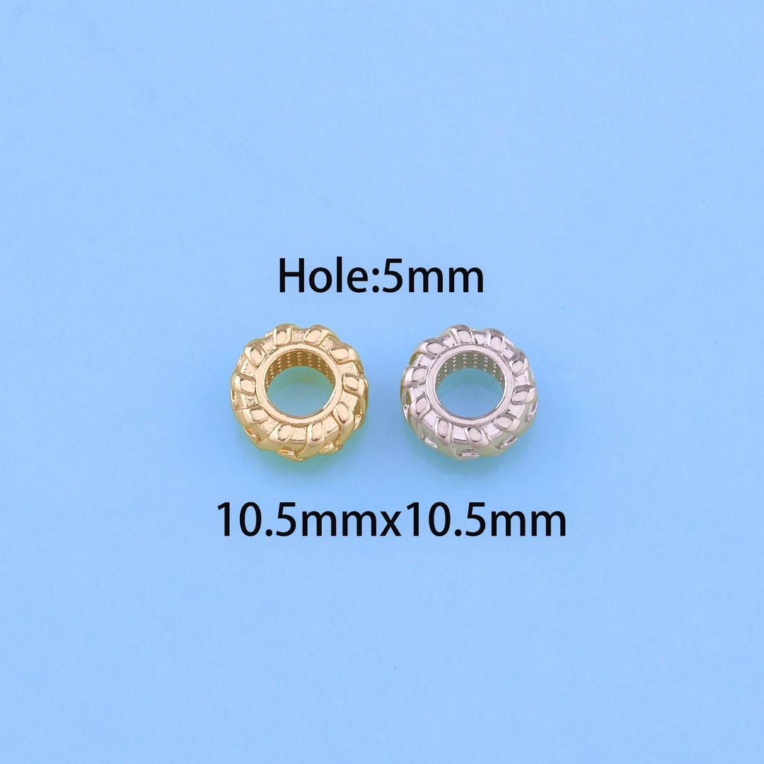 18K Gold Filled Wheel Bead, DIY Jewelry Making Supply - Etsy