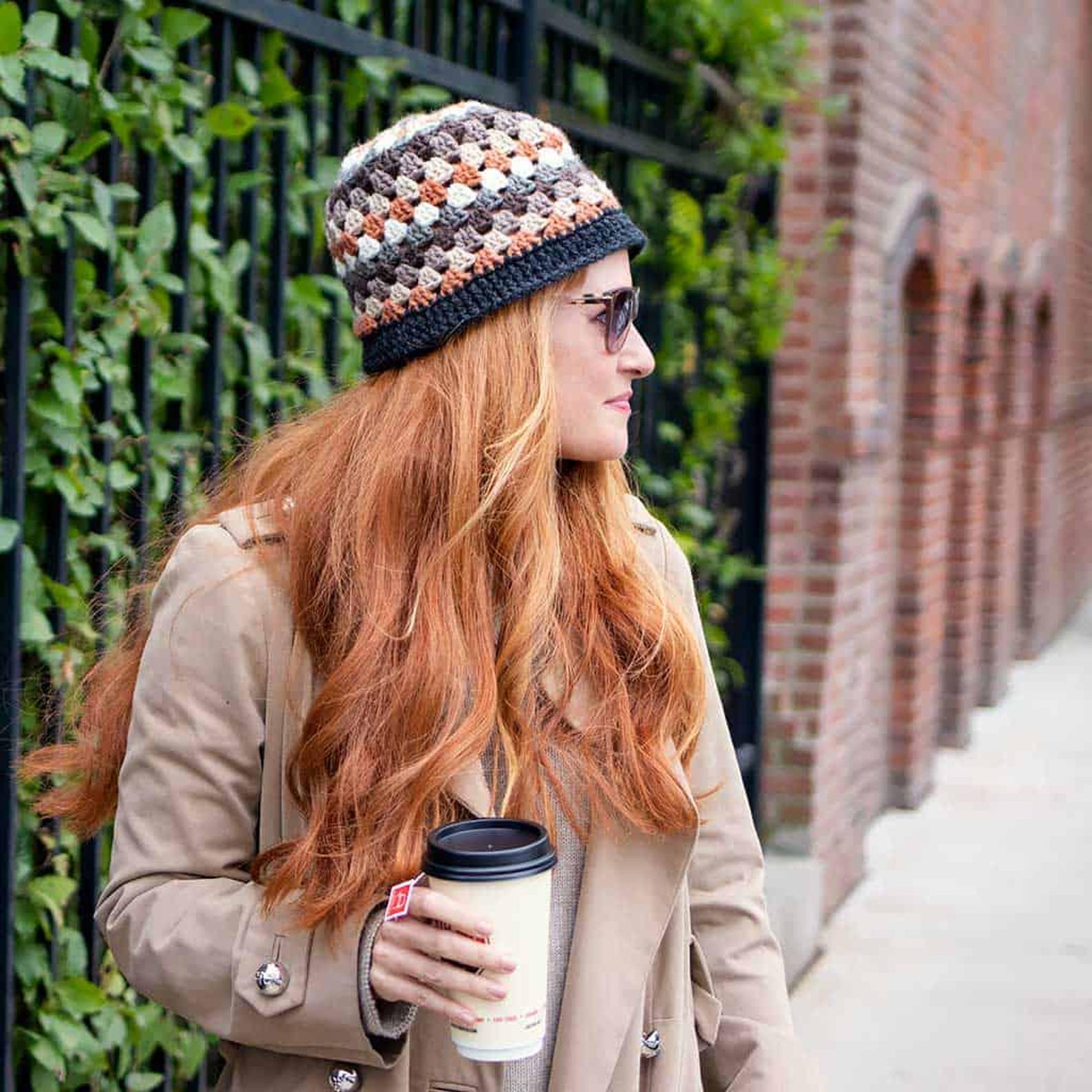 Womens Granny Stripe Hat Crochet Pattern - Etsy