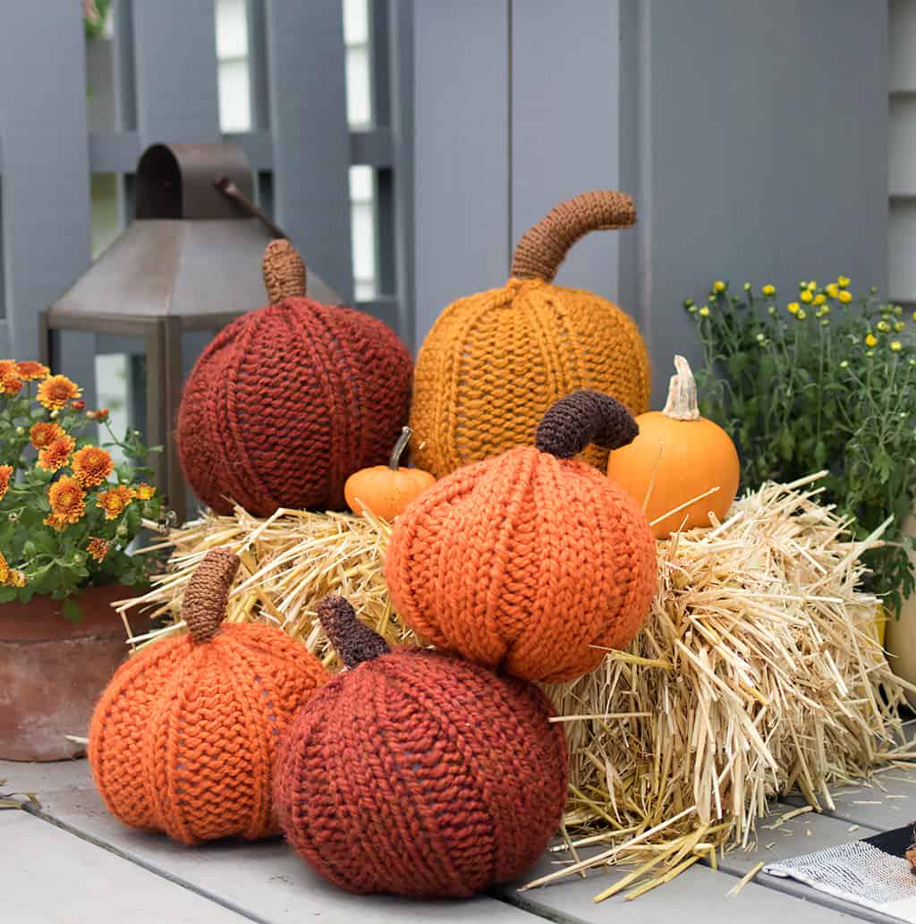 Easiest Large Pumpkin Knitting Pattern - Etsy