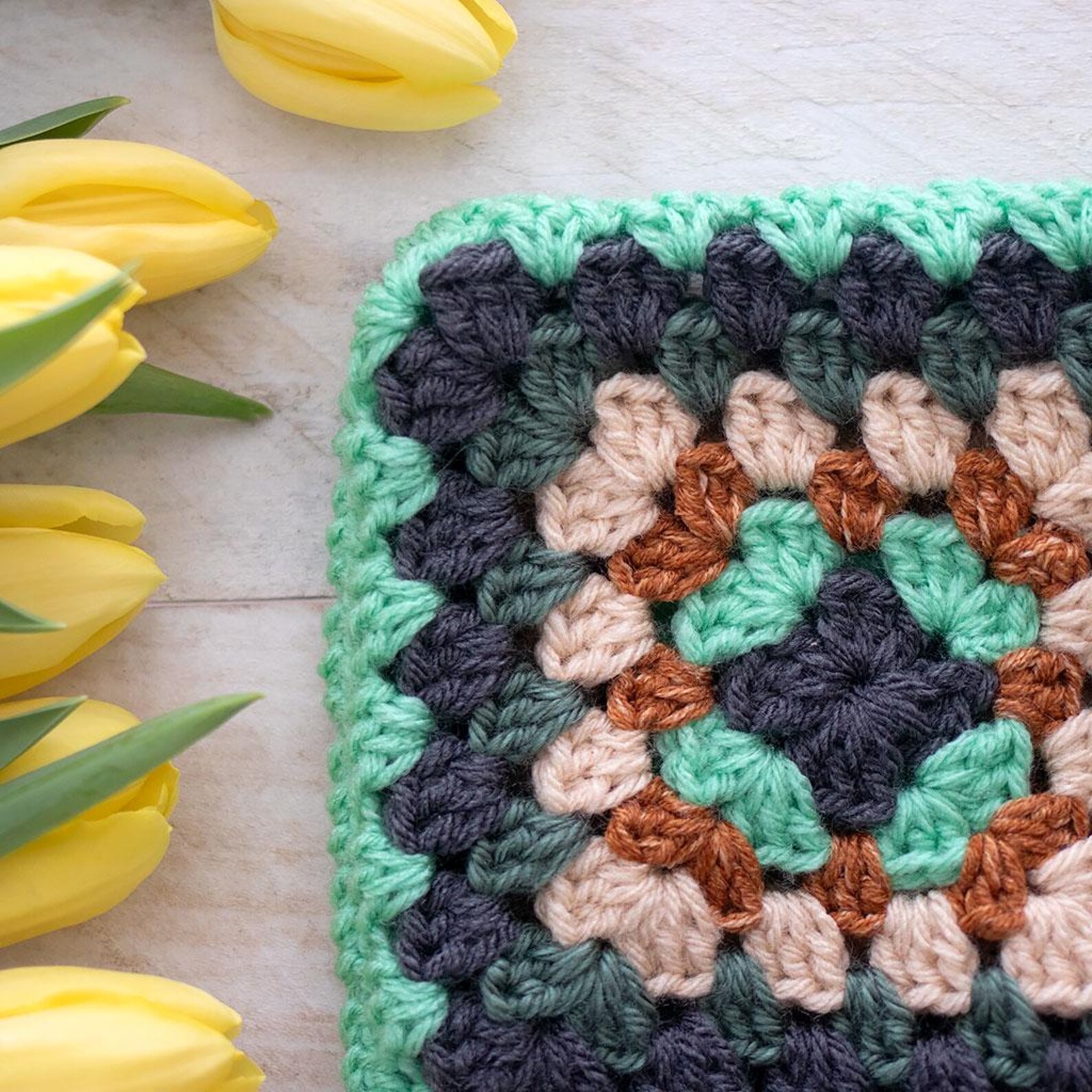 Granny Square Baby Bonnet Crochet Pattern – Sizes 6–24 Months – PDF ...