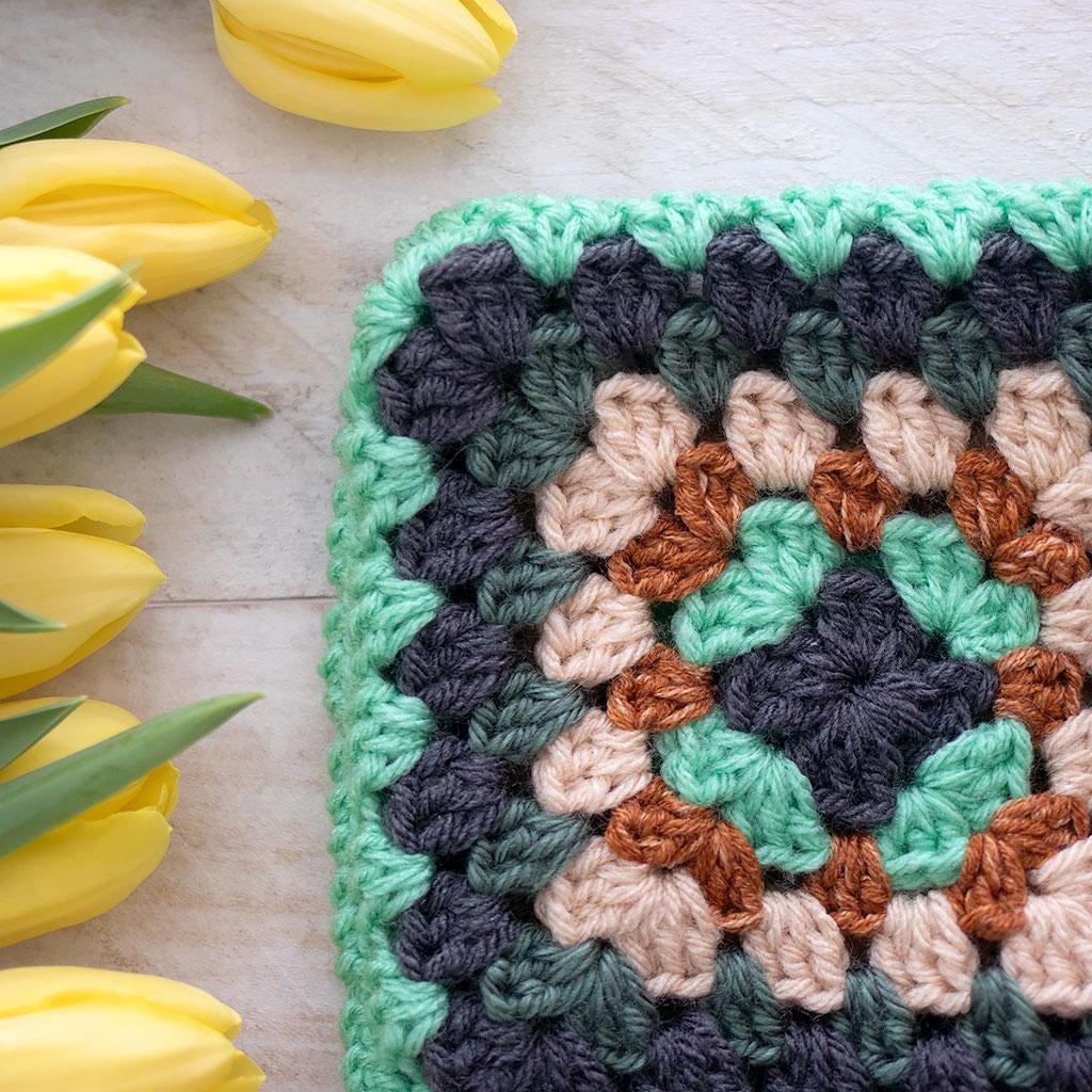 Granny Square Baby Bonnet Crochet Pattern – Sizes 6–24 Months – PDF ...