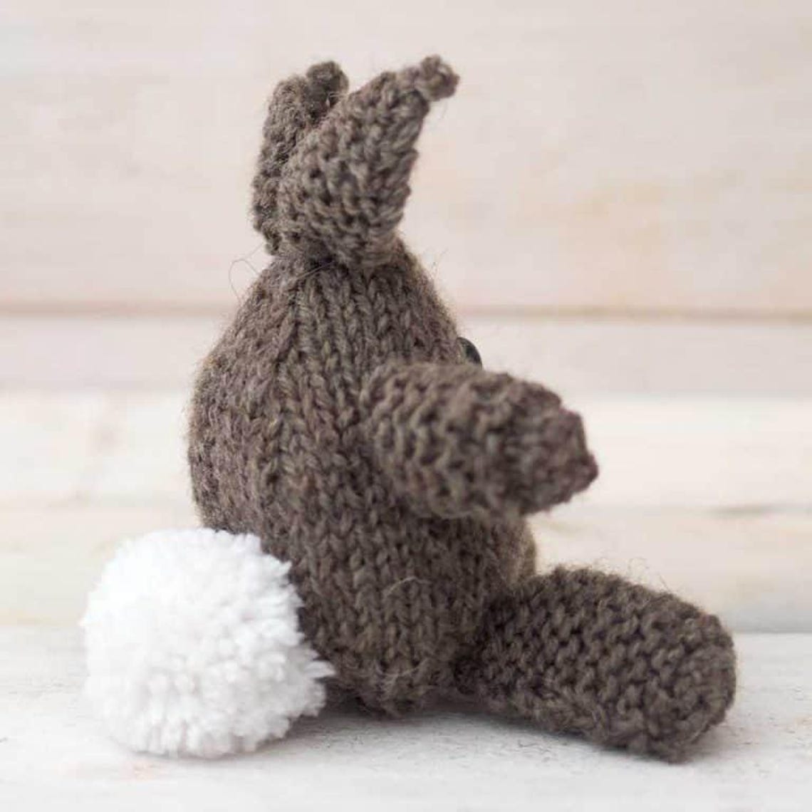 Flat Knit Plush Bunny Knitting Pattern - Etsy