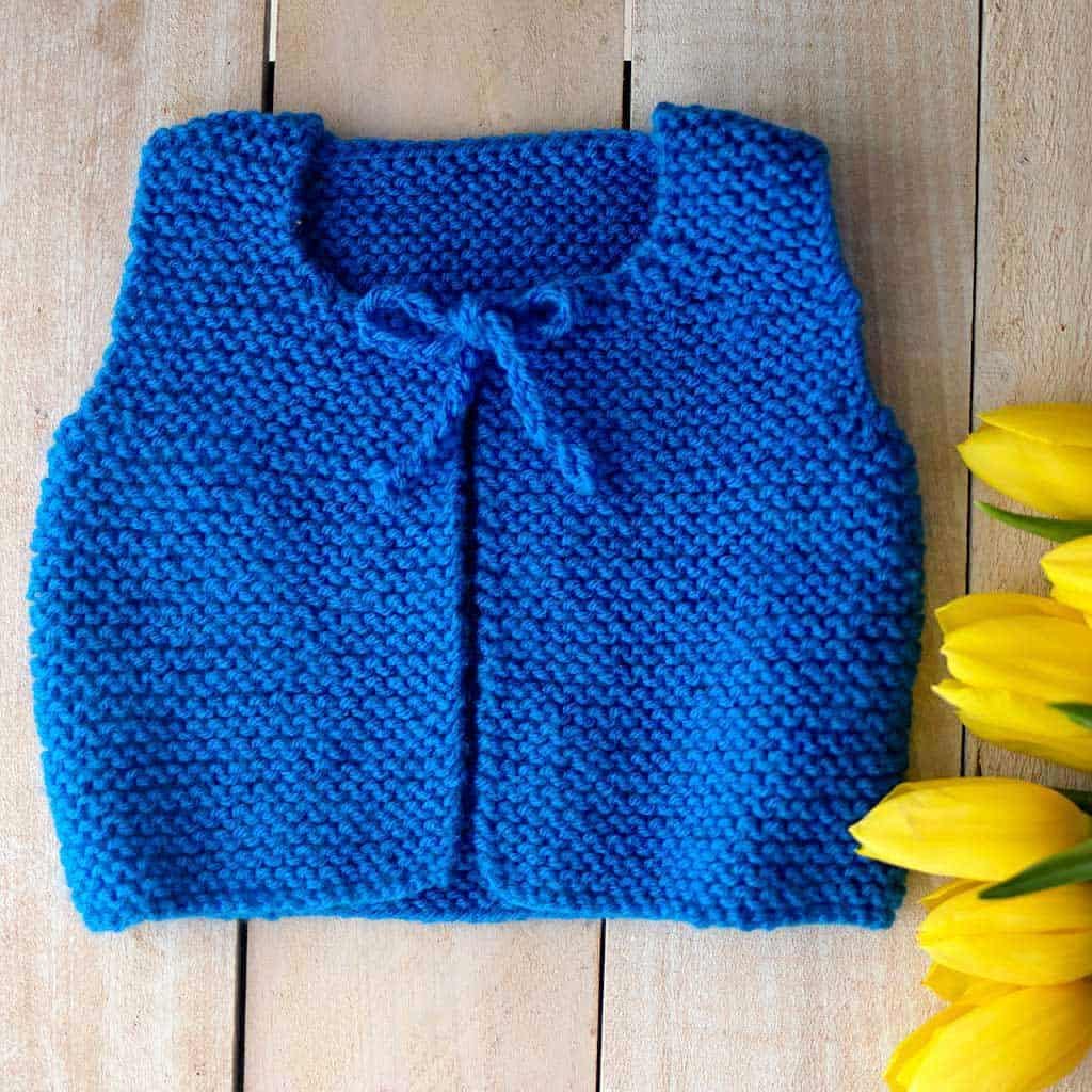 Easy Baby Vest Knitting Pattern - Etsy