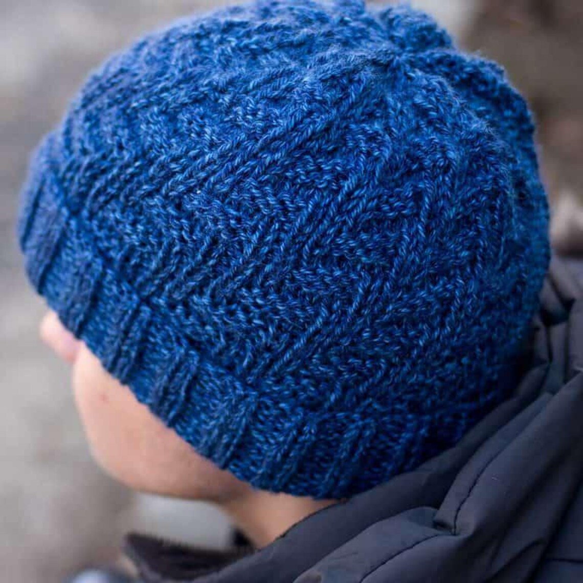 Mens Basketweave Hat Knitting Pattern - Etsy