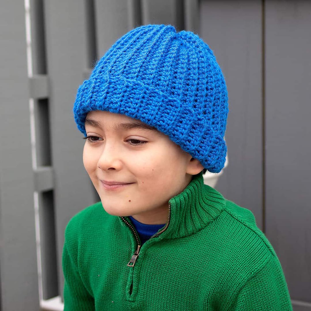 Easy Kids Hat Crochet Pattern - Etsy