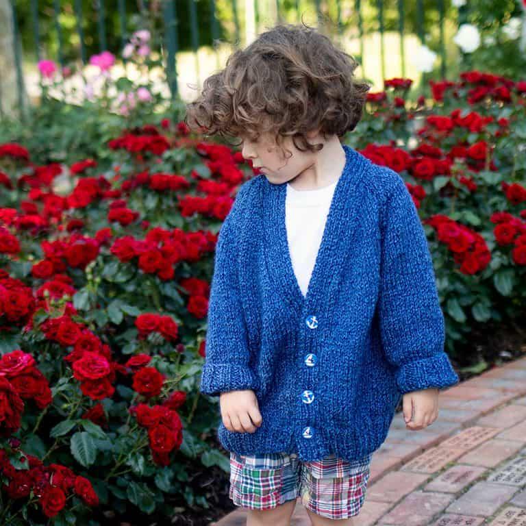 Easy Kids Cardigan Knitting Pattern - Etsy