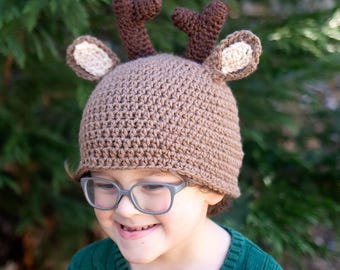 Crochet Christmas Reindeer Hat Pattern – Fun & Easy Diy Holiday Gift ...