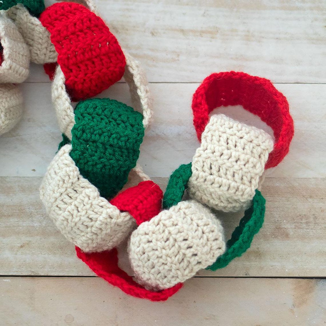 Christmas Chain Garland Crochet Pattern - Etsy