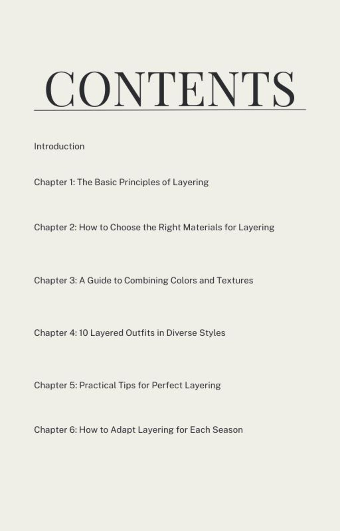 The Art of Layering - Etsy