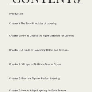 The Art of Layering - Etsy