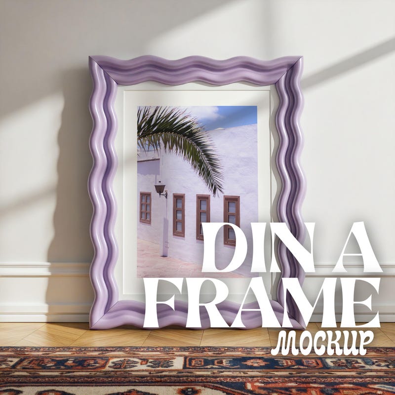 Purple Frame 30x40 - Etsy UK