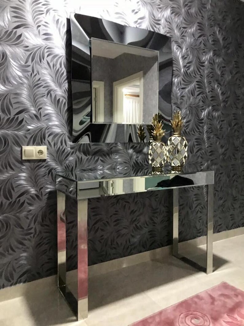 Shiny Mirror, Curved Mirror, Bathroom Mirror, Bedroom Mirror, Makeup ...