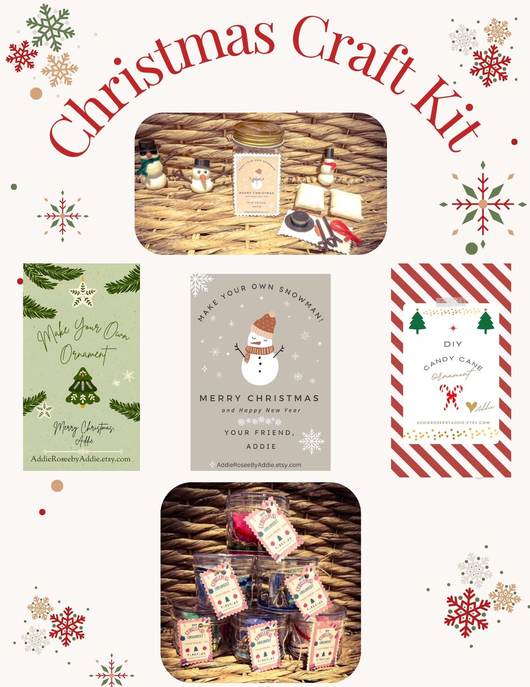Holiday Craft Kit - Etsy
