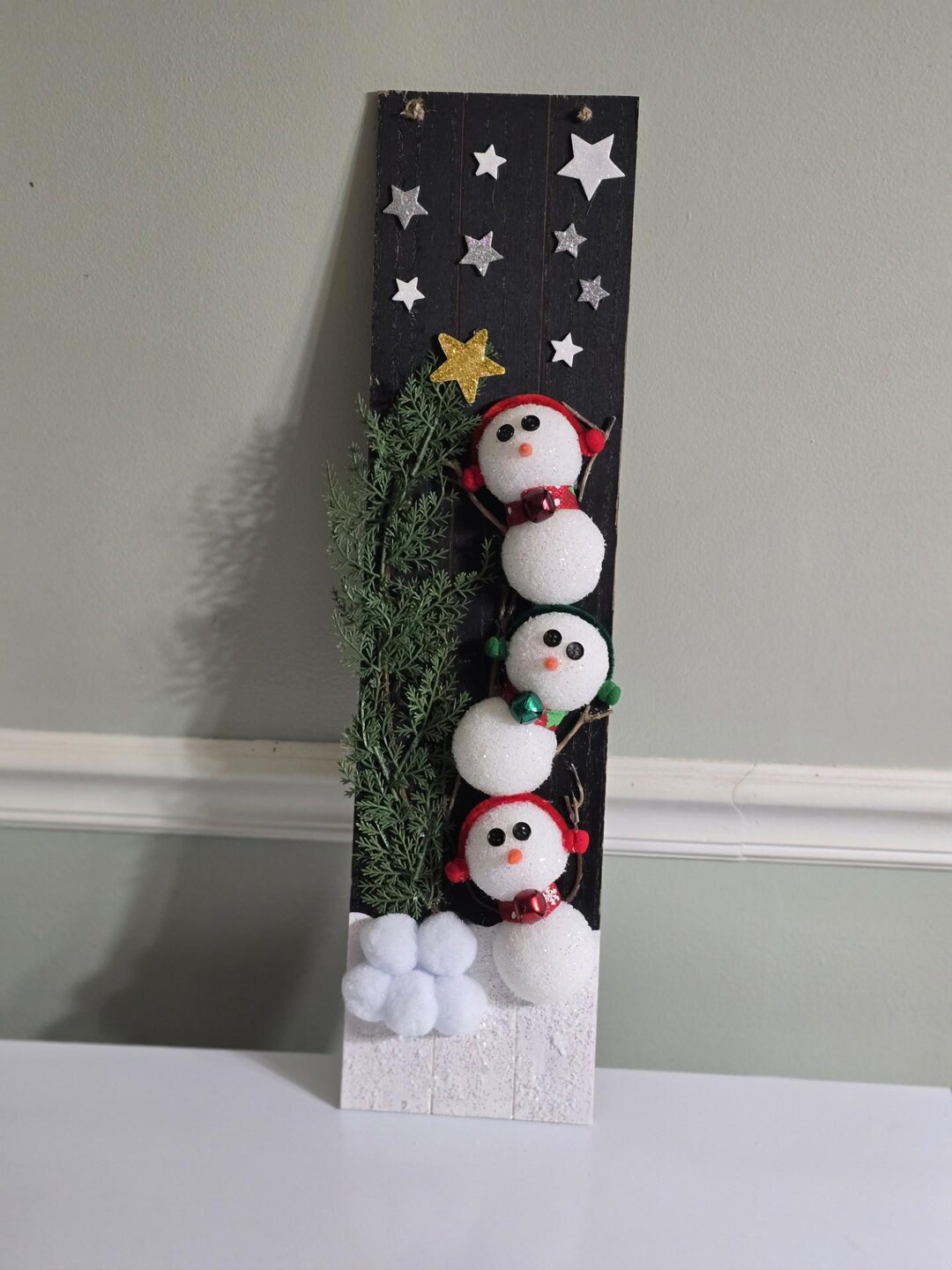 Teamwork Makes the Dream Work Snowman Hanger - Etsy
