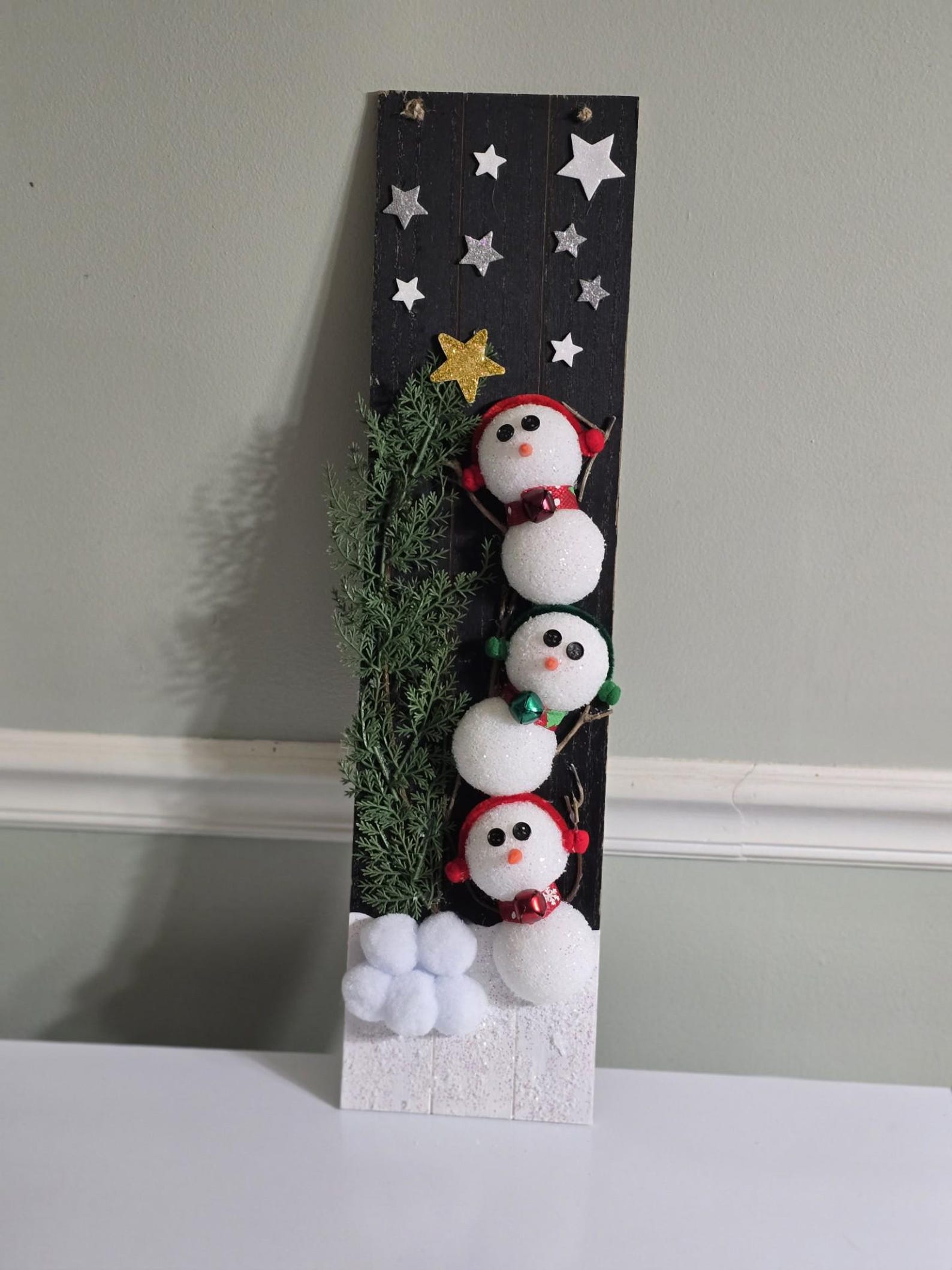 Teamwork Makes the Dream Work Snowman Hanger - Etsy