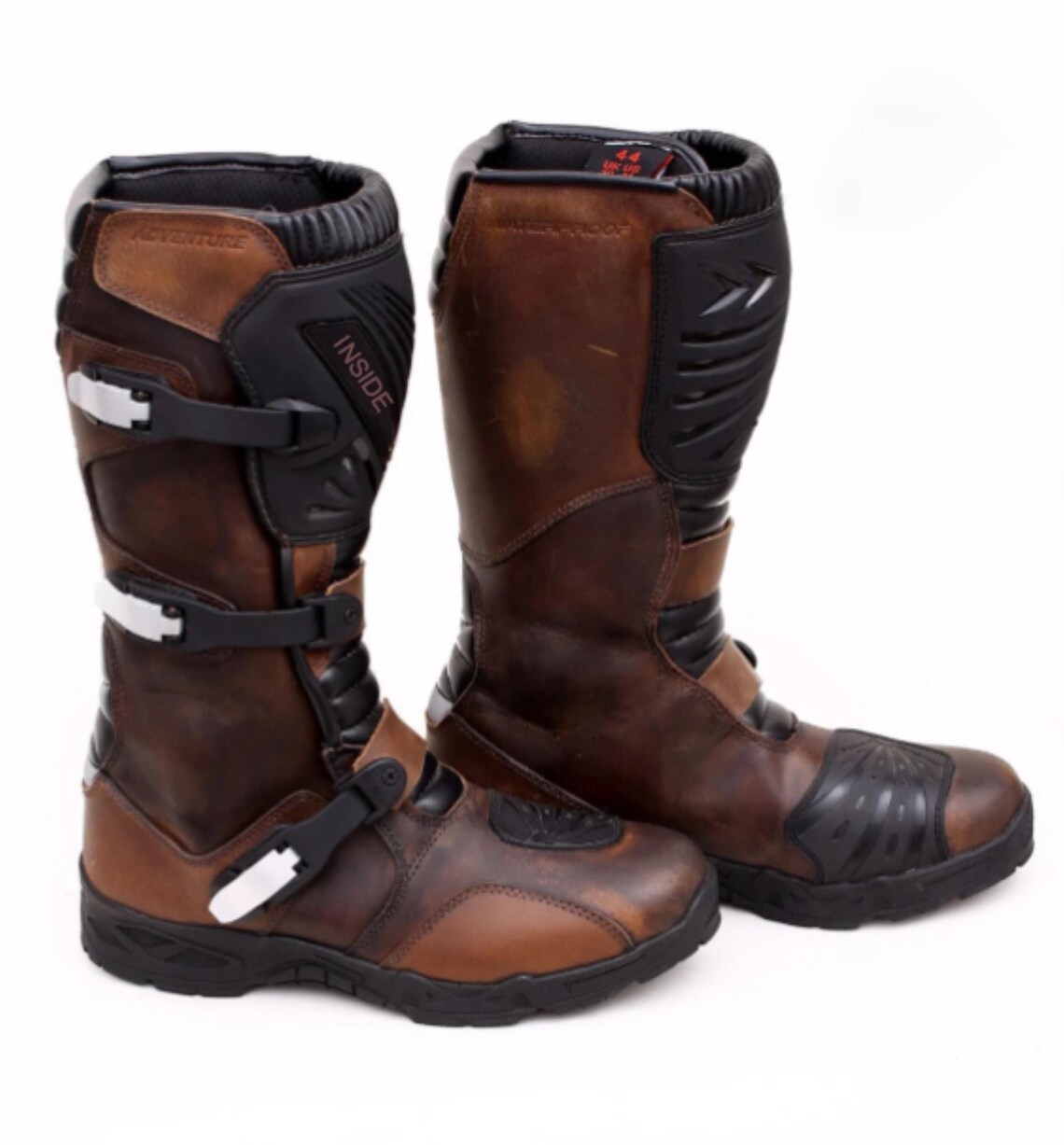 Handcrafted Adventure Long Motorcycle Motorbike Leather off Road ...