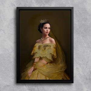 CUSTOM ROYAL Portrait WOMAN, Female Victorian Portrait, Funny Gifts for ...