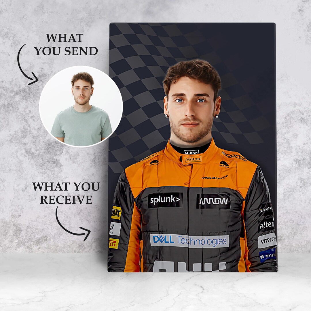 RACER OUTFIT POSTER - Racer Portrait, Car Lover Present, Funny Gift ...