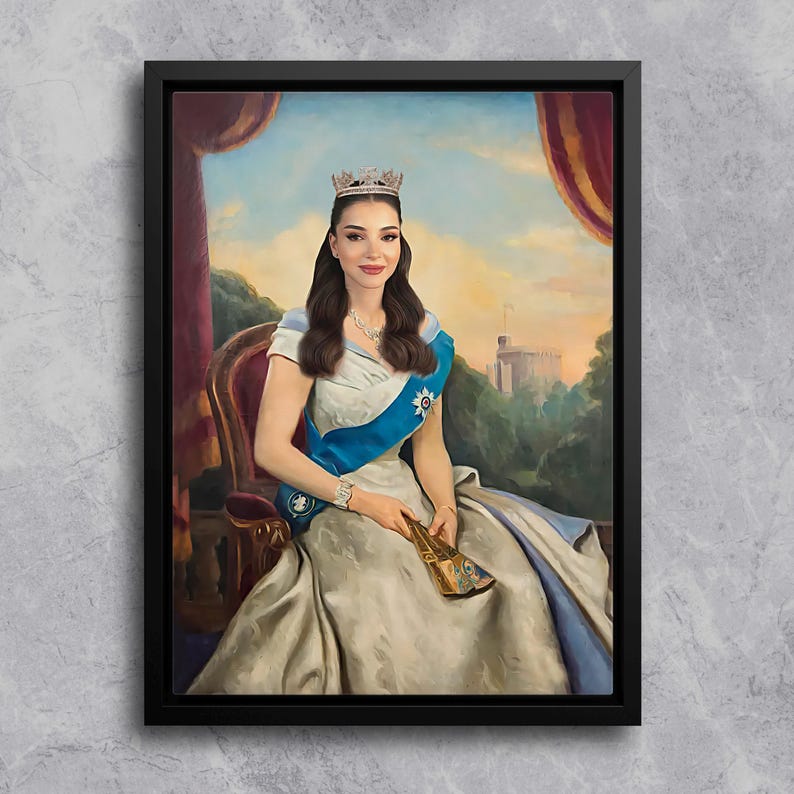 Custom Historical Royal Portrait Woman, CLASSIC ROYAL PORTRAIT ...