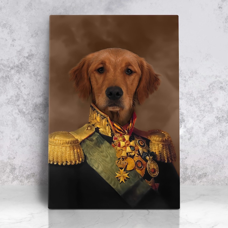 Vintage Dog Wall Art Custom - Etsy