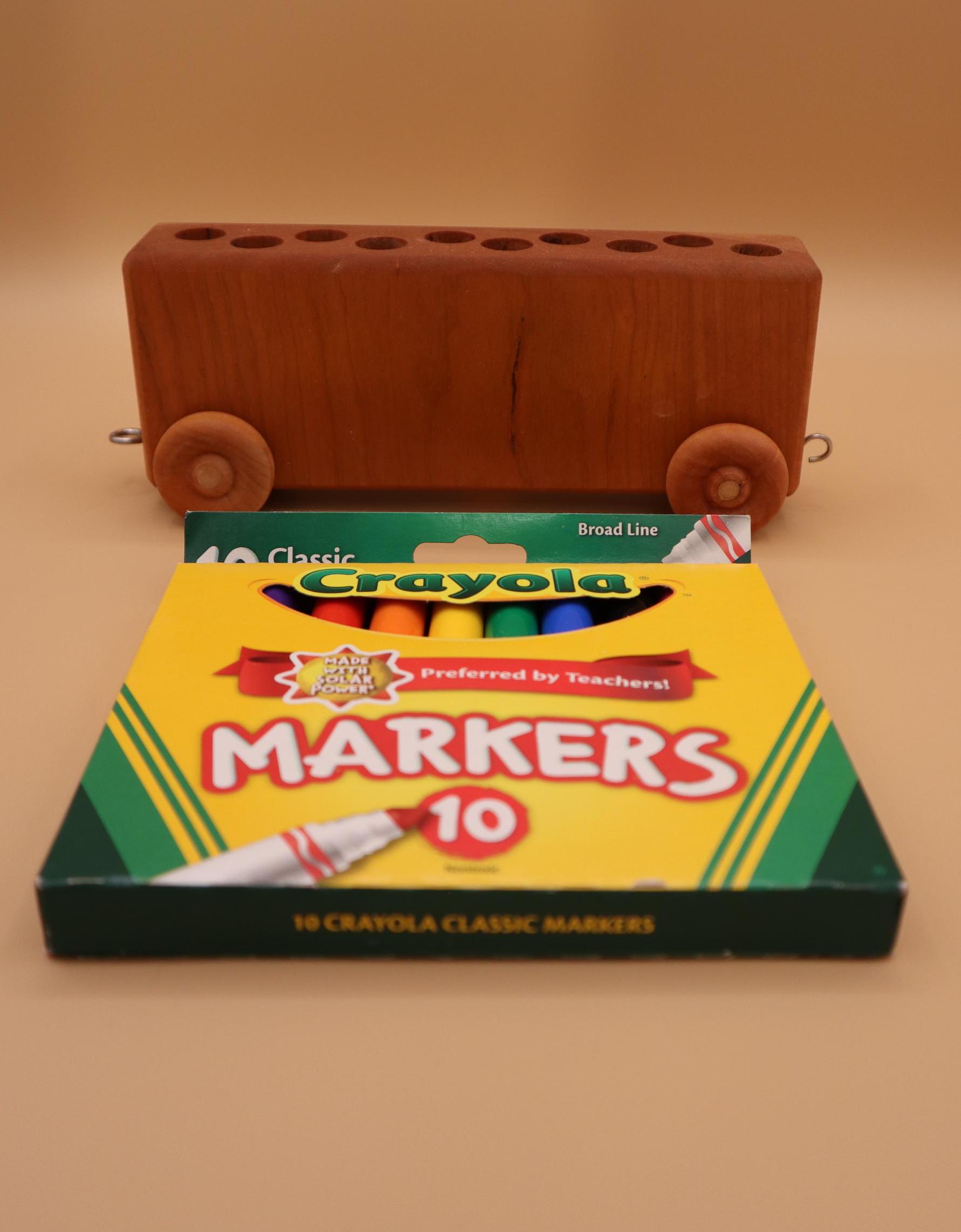 Crayon and Marker Train Hauler - Etsy