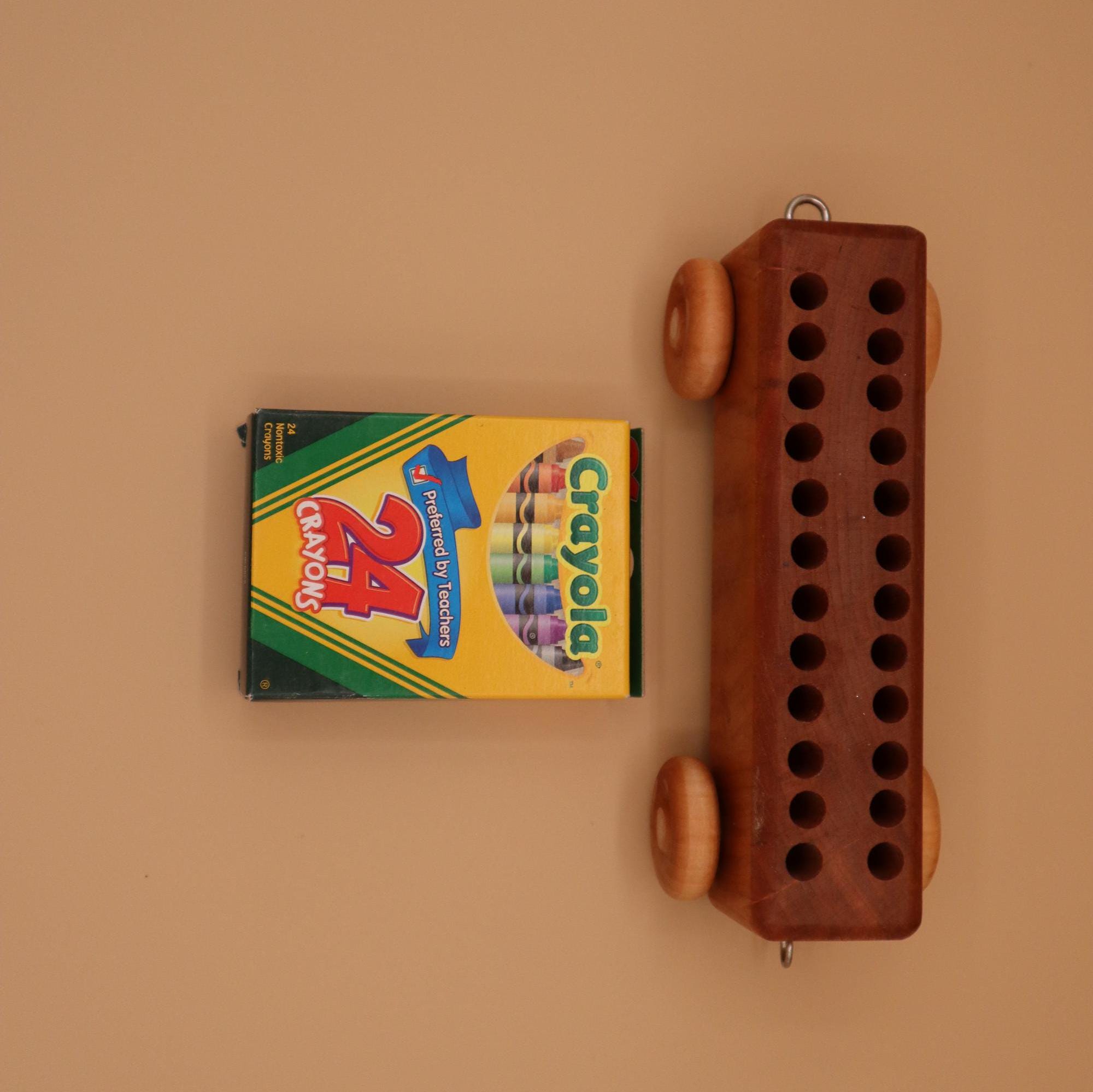 Crayon and Marker Train Hauler - Etsy