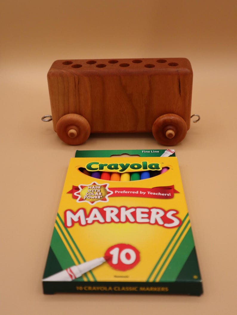 Crayon and Marker Train Hauler - Etsy