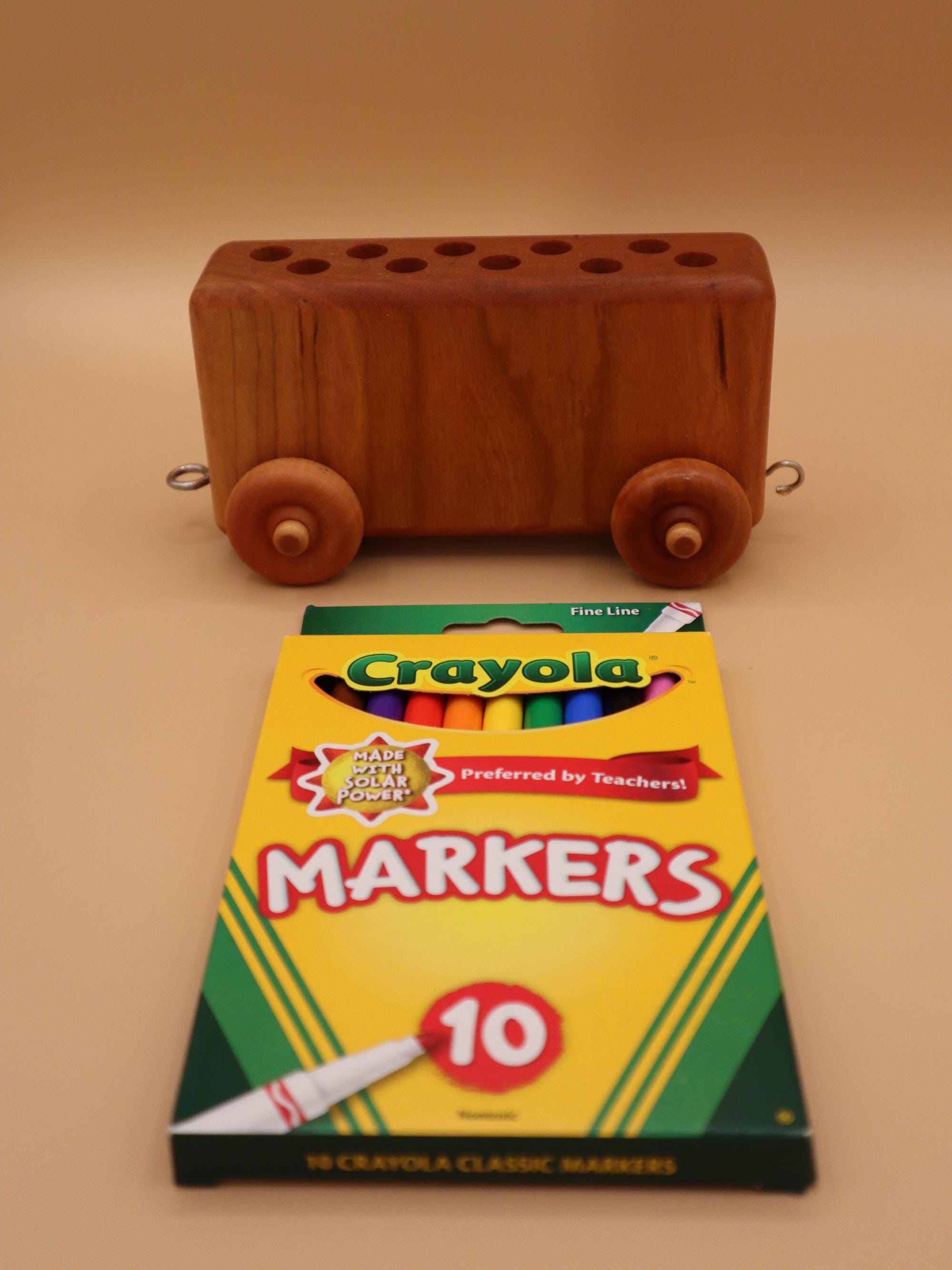 Crayon and Marker Train Hauler - Etsy