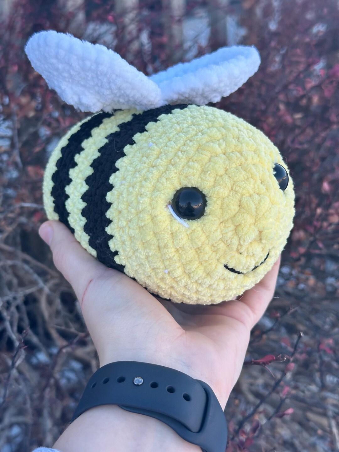 Chunky Bee Crochet Pattern- LOW SEW - Etsy