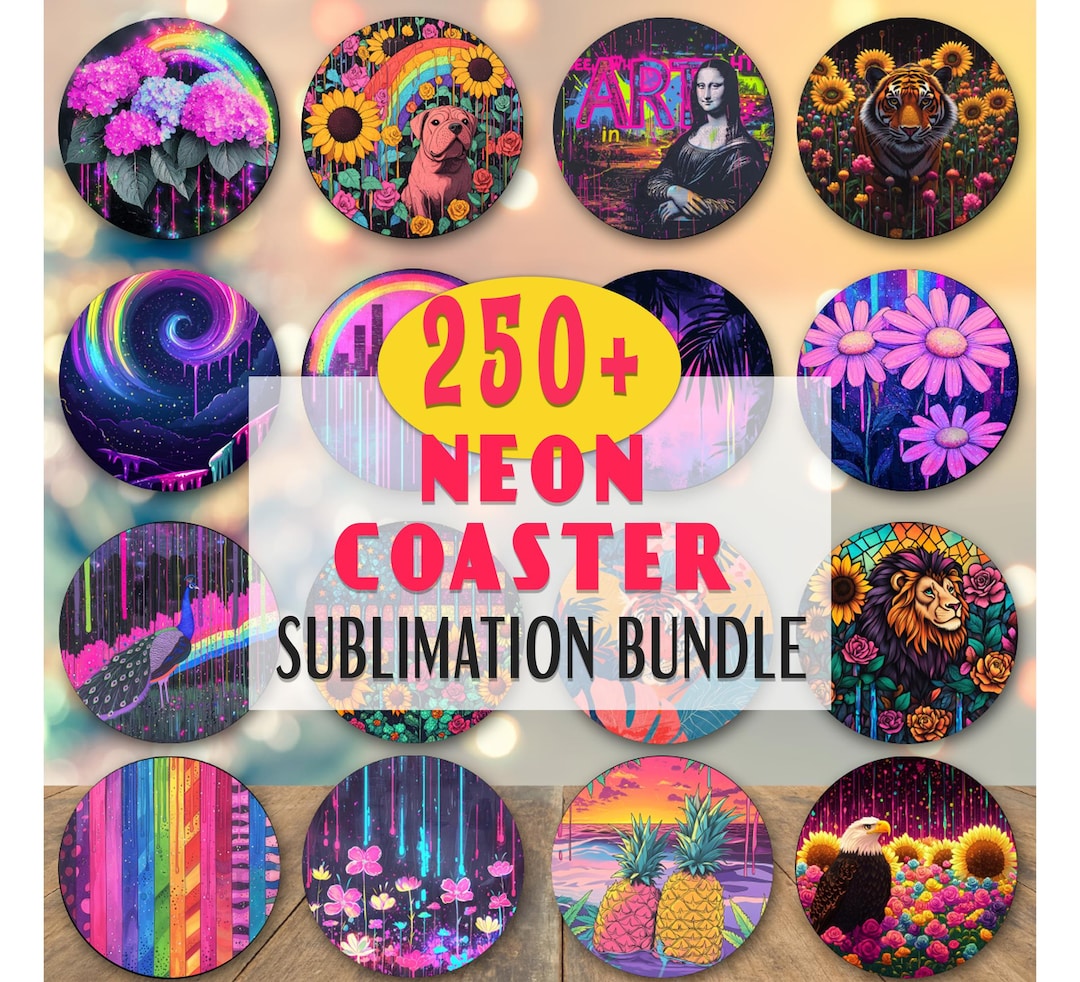 250 PNG Car Coaster Sublimation Design, Car Coaster Designs, Round ...
