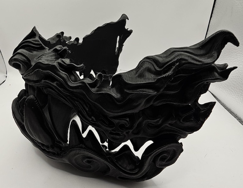 3D Printed Tiger Oni Mask | Japanese Demon Cosplay (fits 7.5in Head) - Etsy