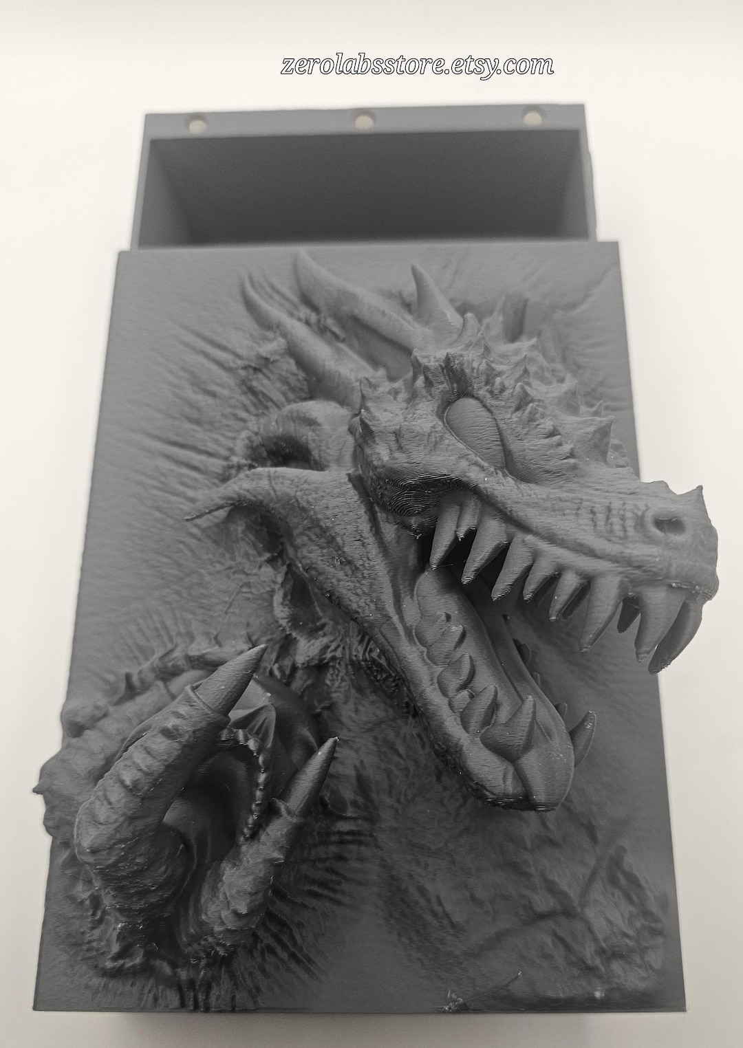 Dragon's Secret Grimoire Book Safe With Hidden Compartment, Fantasy ...