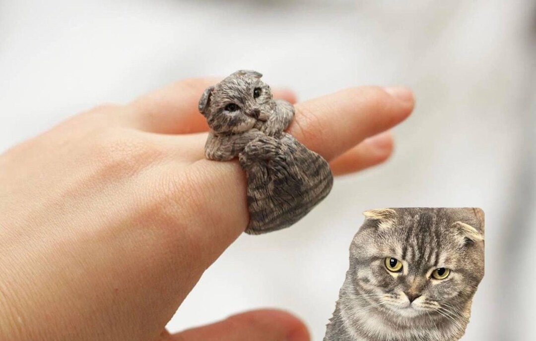 Custom Cat Rings Personalized and Adjustable Options for Every Cat ...