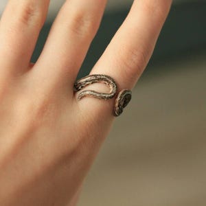 Custom Snake Ring - Unique Adjustable Polymer Clay Jewelry - Etsy