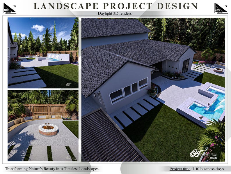 Custom Landscape Design | Full Garden Makeover | Backyard & Front Yard ...